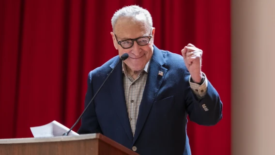Schumer backs Platner despite scrutiny over Nazi tattoo, online ...