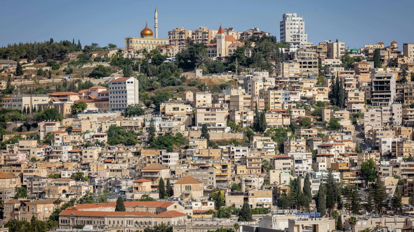 WATCH: Middle East's largest Christmas tree lit in Nazareth - Israel ...