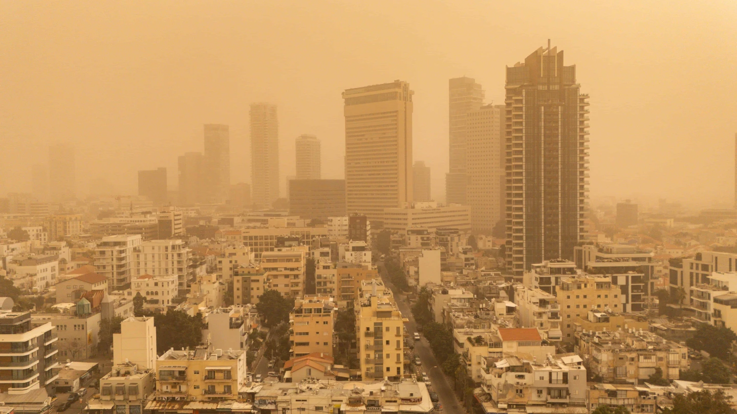 Israel hit by heavy haze amid unusually warm February weather - Israel ...